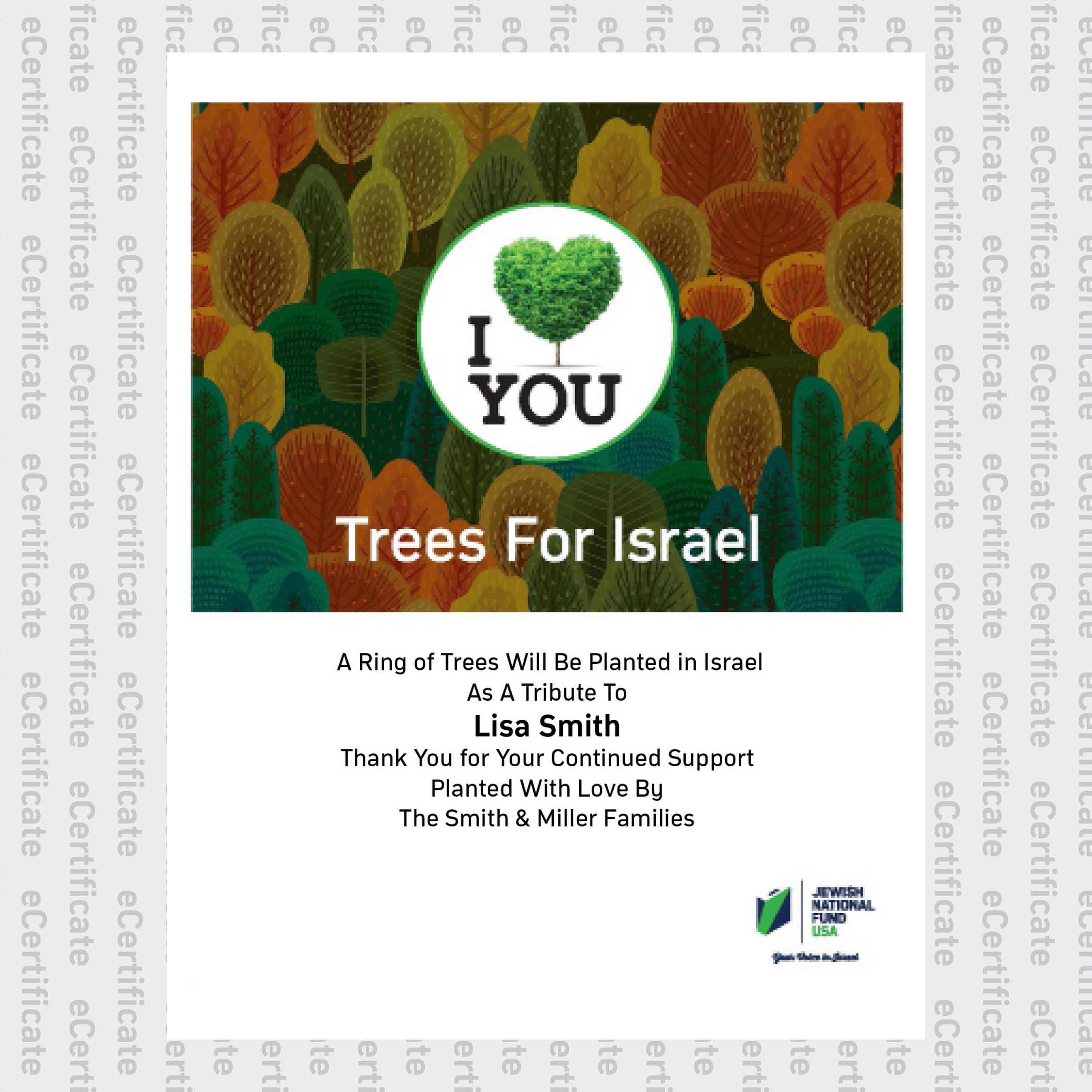 JNF Plant A Tree | Jewish National Fund-USA